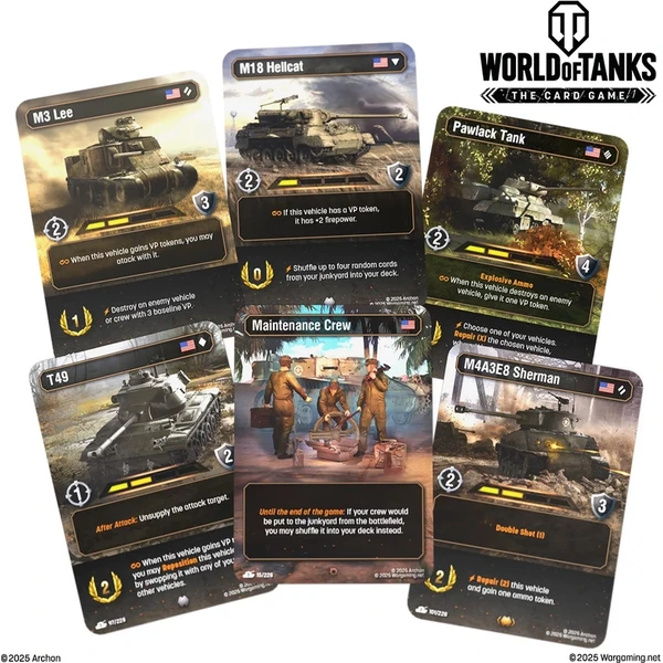 Starter Deck Archon Studio World of Tanks: The Card Game First Strike - USA - Smarty.sk