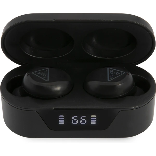 Guess True Wireless Triangle Logo BT5.0 5H Stereo Earphones Black ...