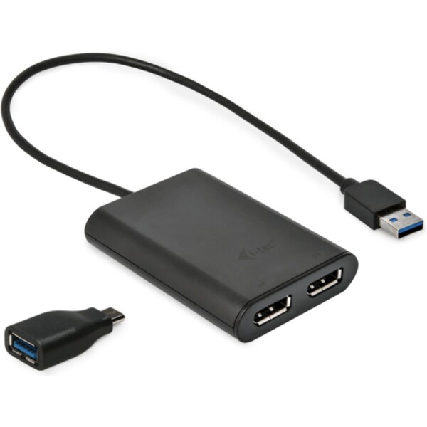 i-tec USB-A/USB-C Display Port 2x 4K Ultra HD Display Adapter | Smarty.sk
