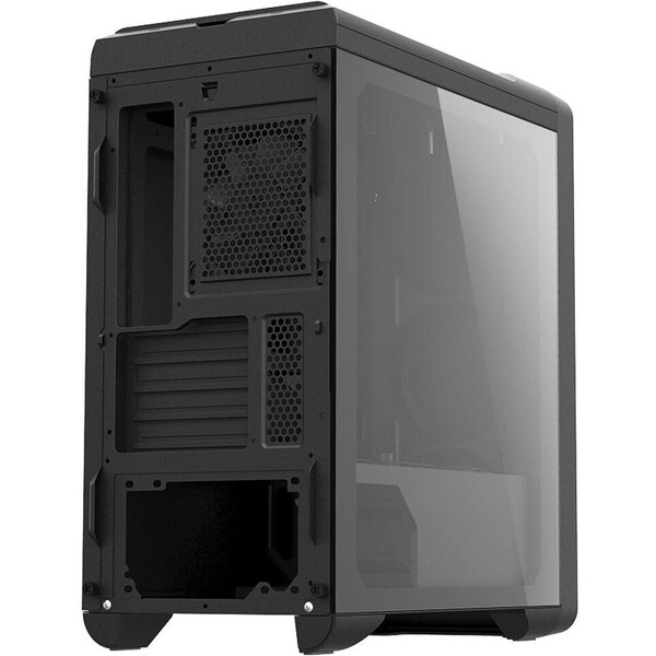 Zalman M3 Plus, priehľadná bočnica, čierna | Smarty.sk