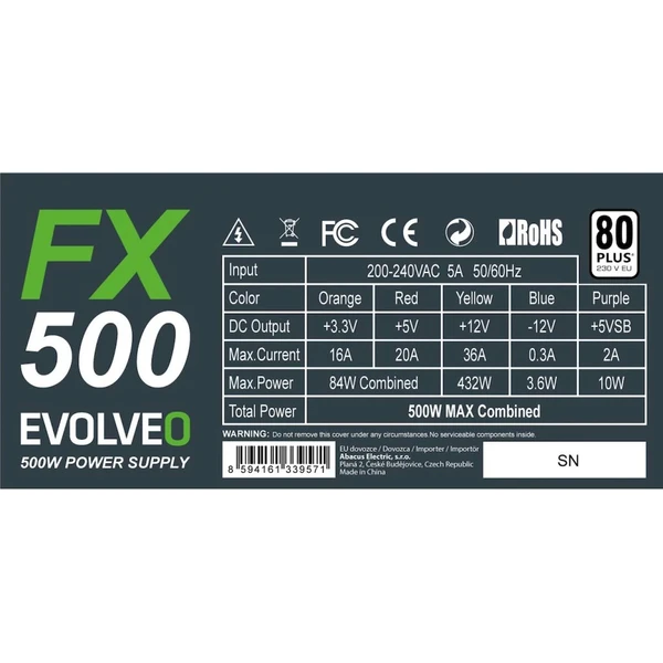EVOLVEO FX 500 500W bulk - Smarty.sk