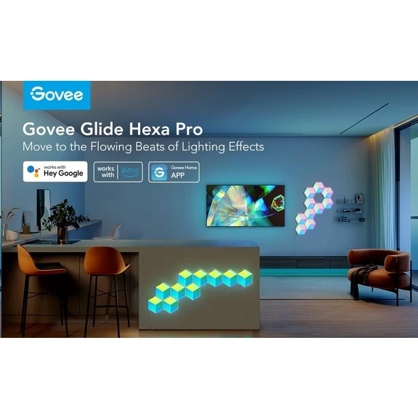 Govee Glide Hexa Pro LED Smart 10ks - Smarty.sk