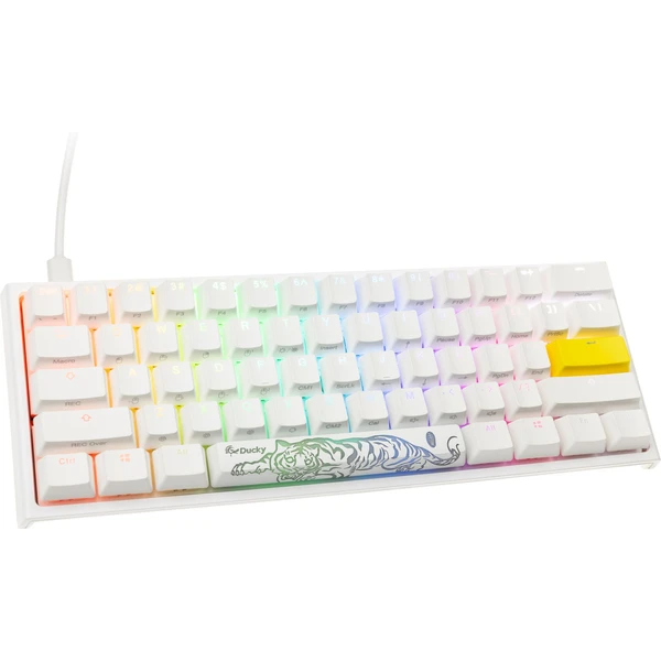 Ducky One 2 Pro Mini Cherry Silent Red herná klávesnica (US) biela ...