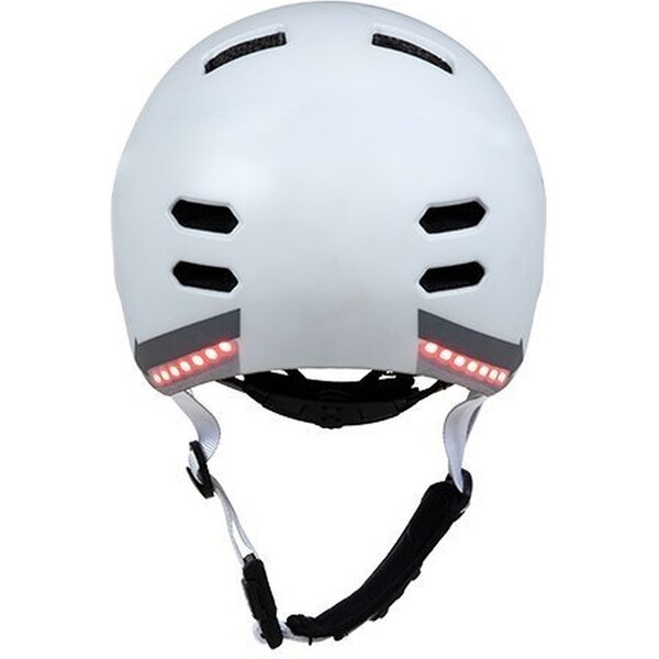 Safe-Tec SK8 múdra helma na skate, kolobežku M (55cm- 58 cm) biela ...