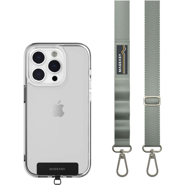 MagEasy popruh na krk 20mm Misty Blue - Smarty.sk