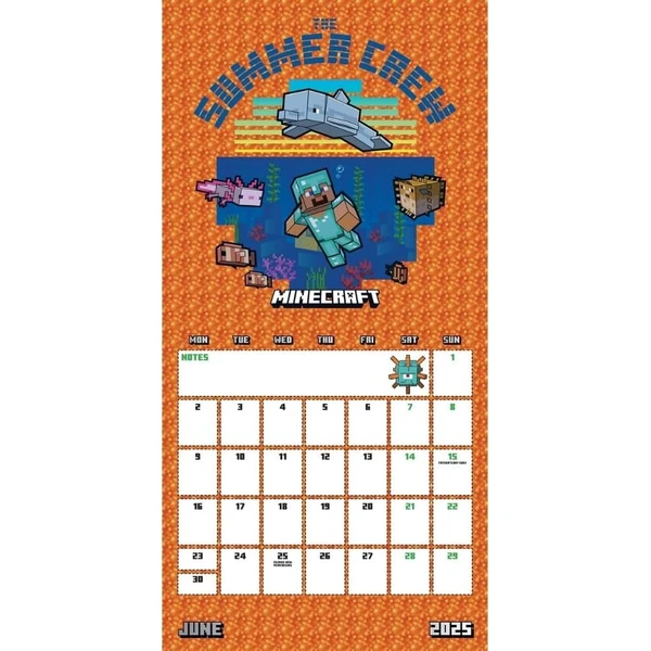 Kalendár Minecraft 2025 - Smarty.sk