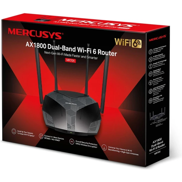 Mercusys MR70X WiFi router - Smarty.sk