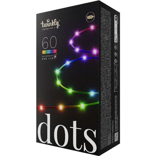 Twinkly Dots Light 60L RGB 3m transparent wire - Smarty.sk