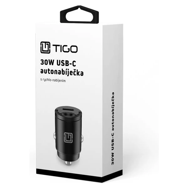TIGO USB-C PD mini autonabíjačka 30W čierna - Smarty.sk