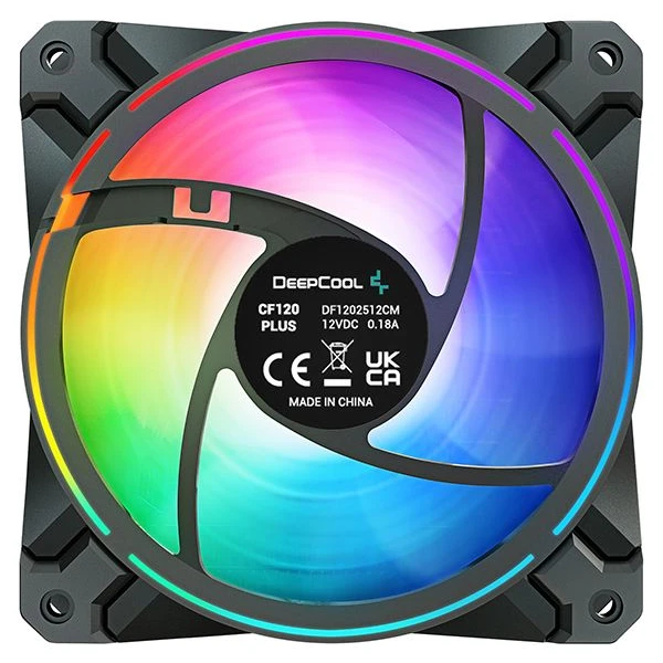 DEEPCOOL vetrák CF120 PLUS / 120mm / PWM / ARGB - Smarty.sk