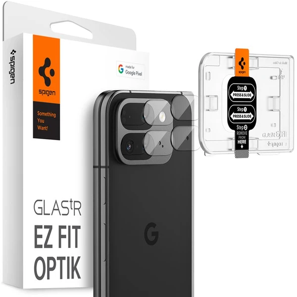 Spigen Glass TR EZ Fit Optik 2 Pack, crystal clear - Google Pixel 9 Pro ...