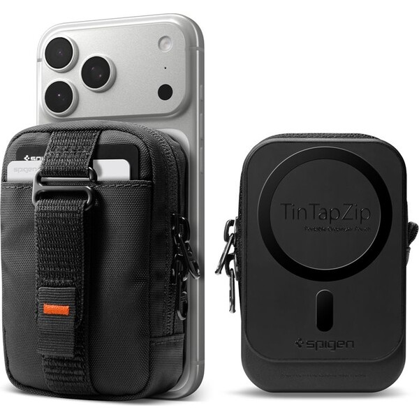 Spigen Portable Organizer Pouch TintapZip MagSafe organizér čierny - PGS.sk