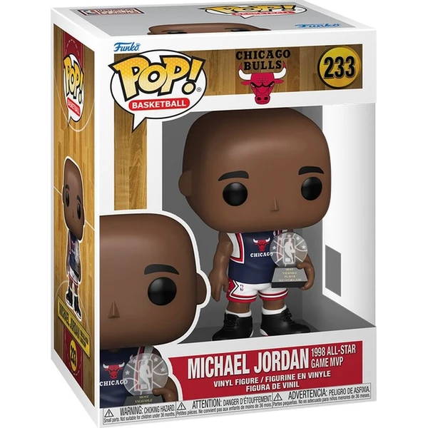 Funko POP! #233 NBA: Chicago Bulls - Michael Jordan (1998 ASG MVP ...